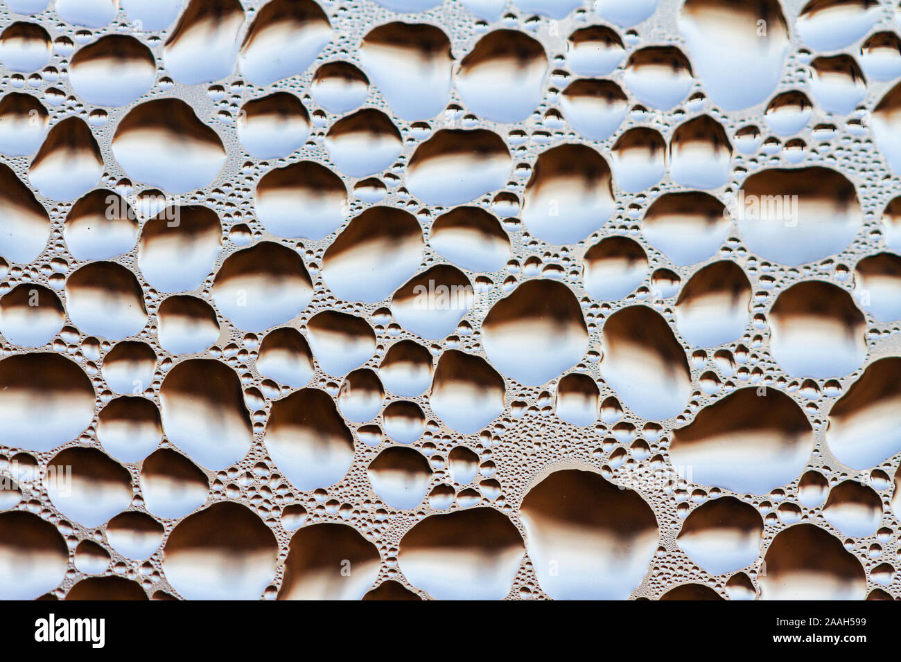 water droplets on glass round shapes Stock Photo - Alamy