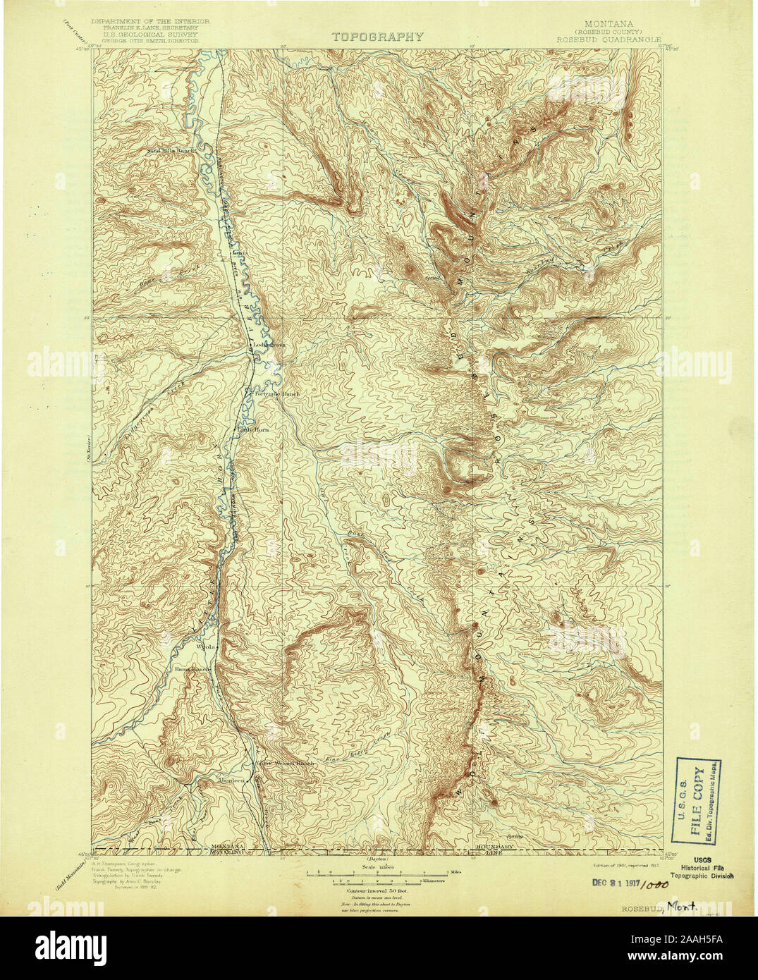 Map of rosebud hi-res stock photography and images - Alamy