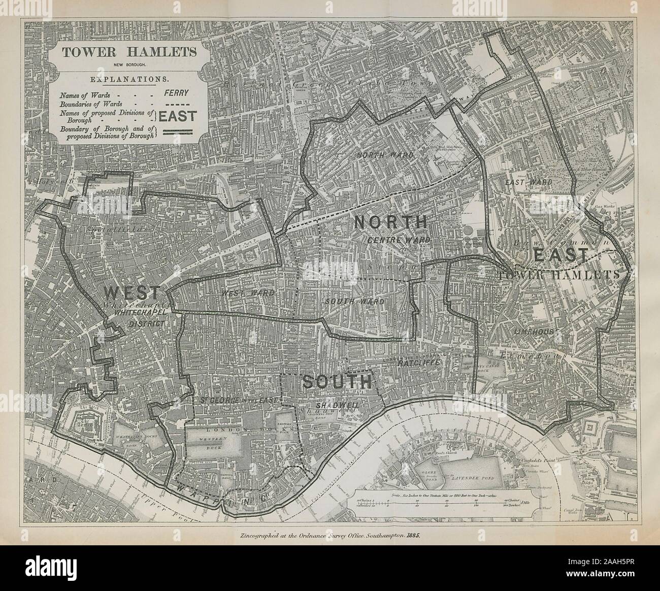 Tower Hamlets Parliamentary Borough. Whitechapel. BOUNDARY COMMISSION ...