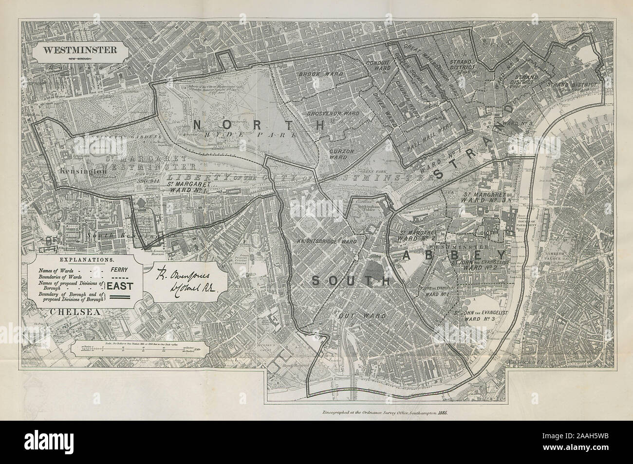 Westminster Parliamentary Borough. Mayfair Pimlico. BOUNDARY COMMISSION ...