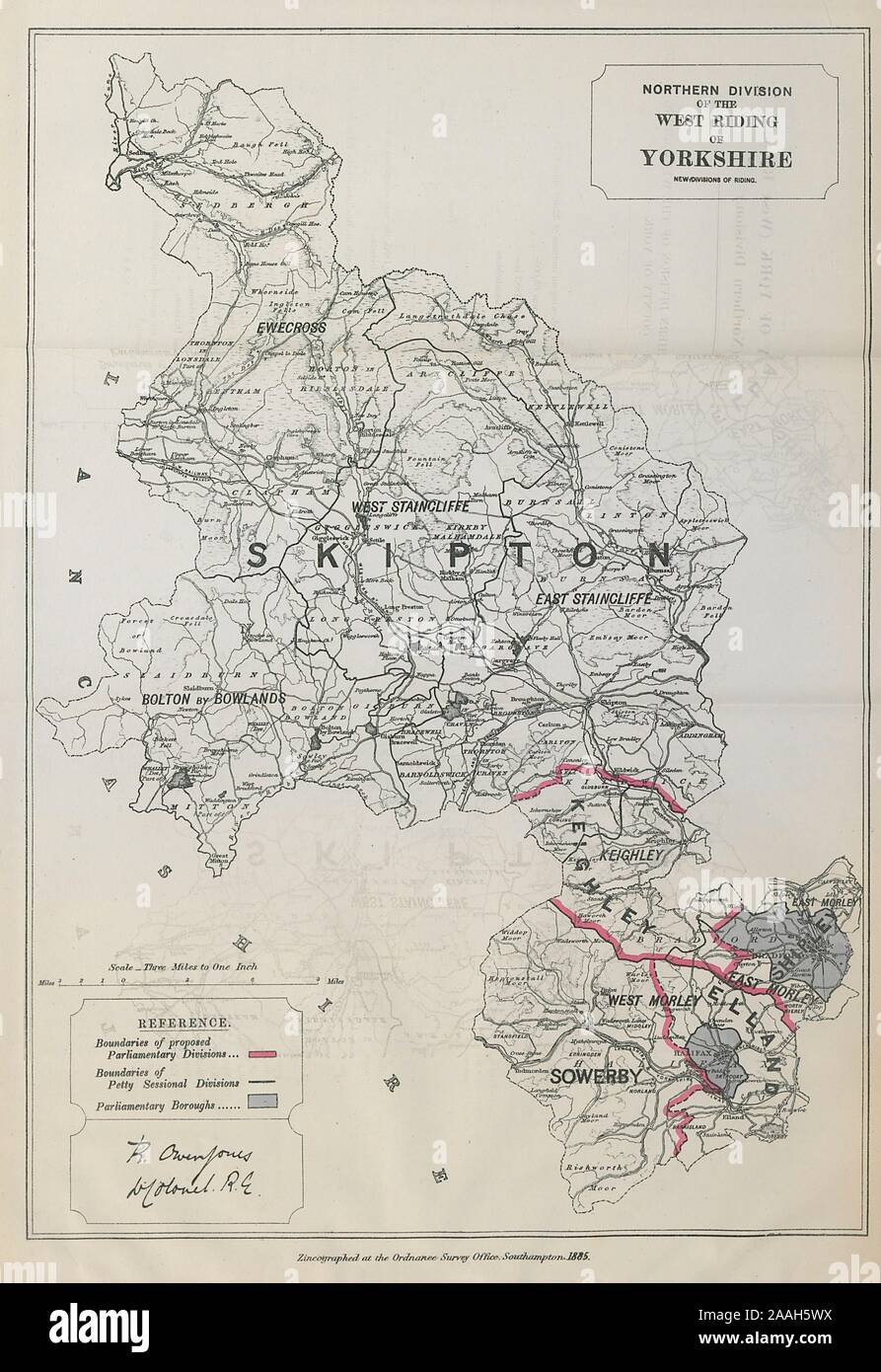 Yorkshire West Riding North Division Parliamentary. BOUNDARY COMMISSION ...