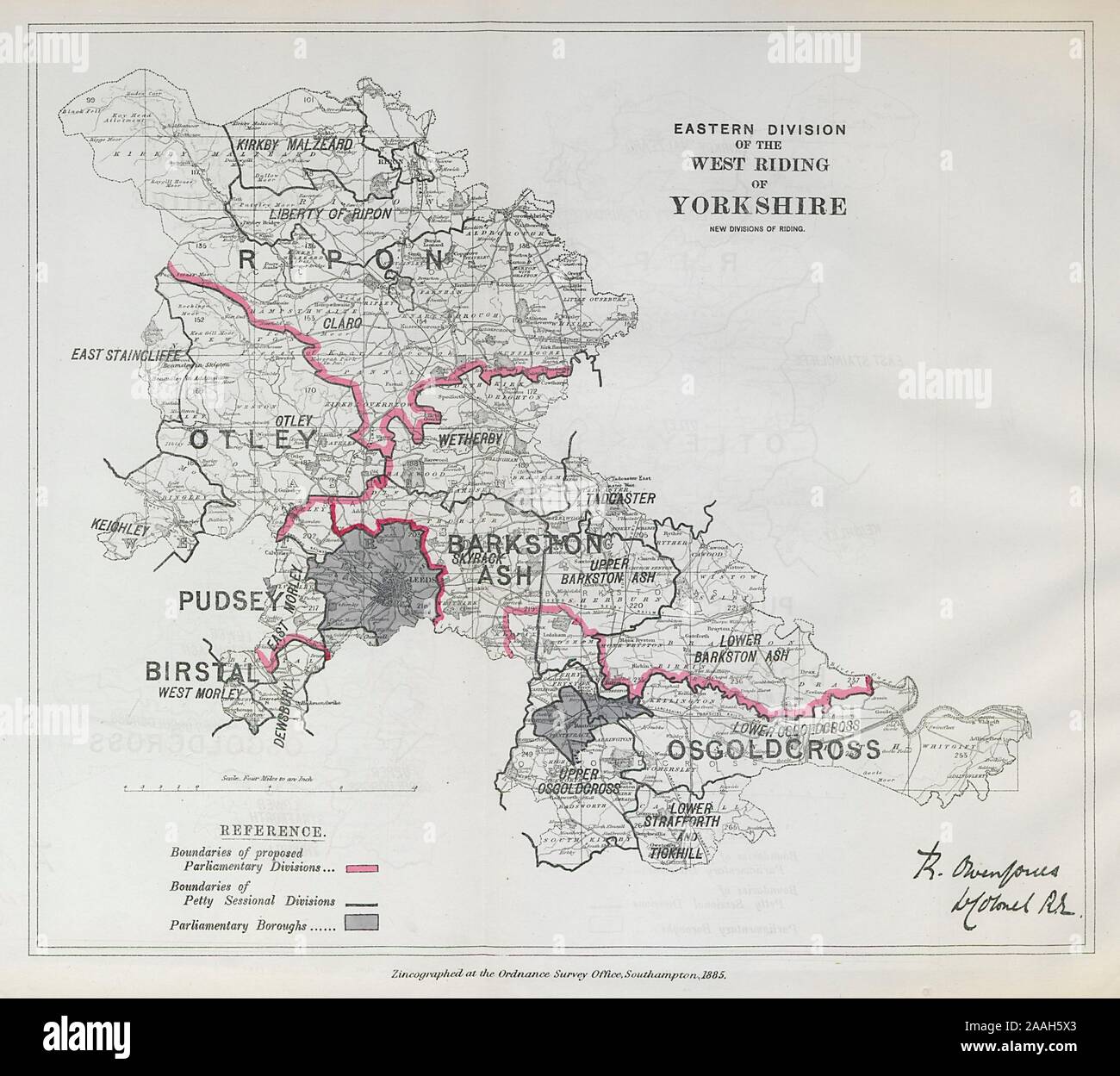 Yorkshire West Riding East Division Parliamentary. BOUNDARY COMMISSION ...