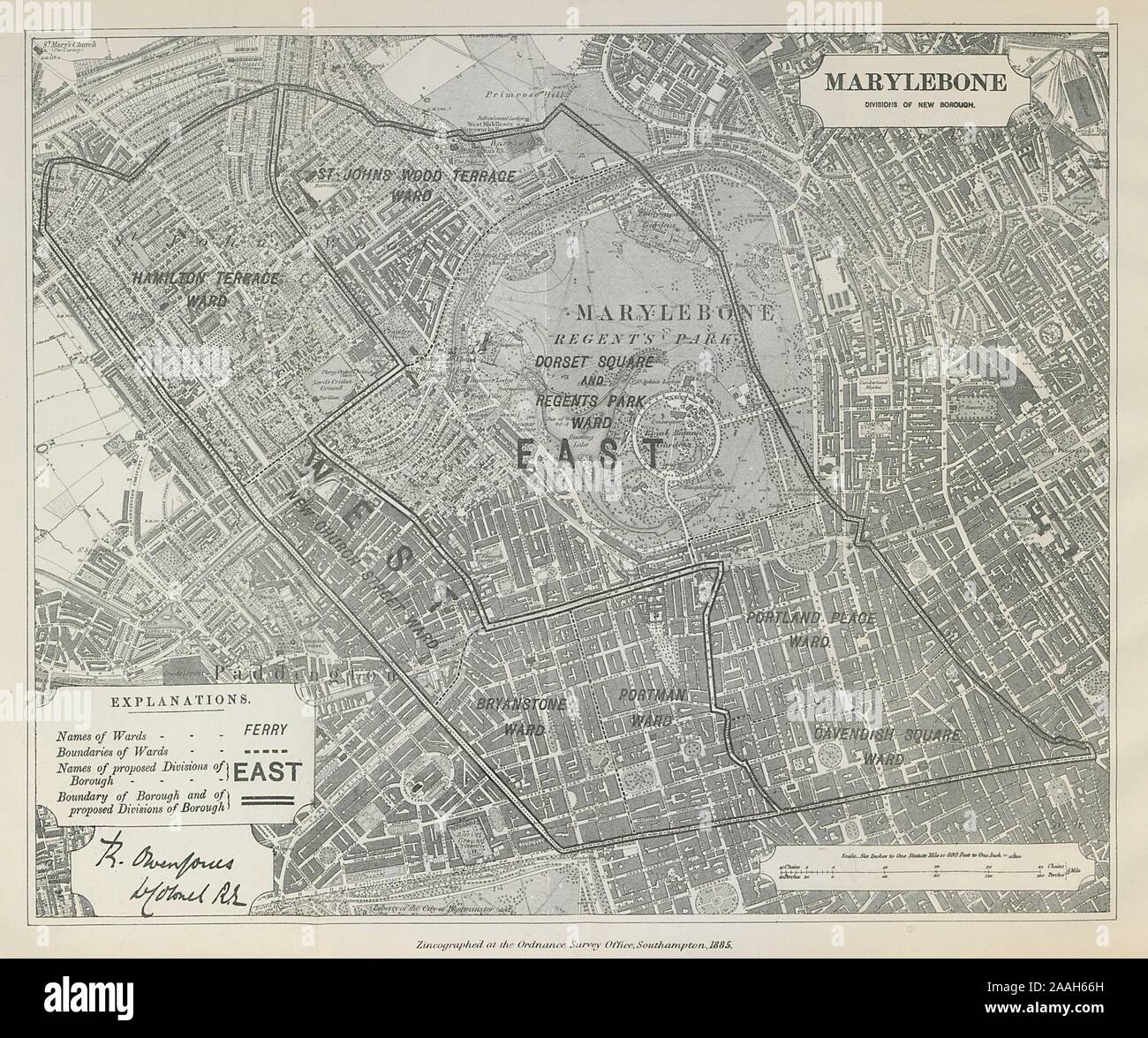 John wood wales map hi-res stock photography and images - Alamy