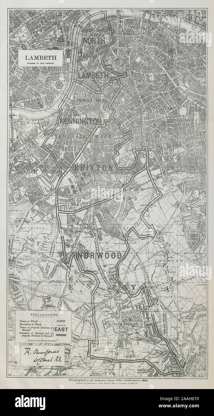 Outline map of london boroughs hi-res stock photography and images - Alamy