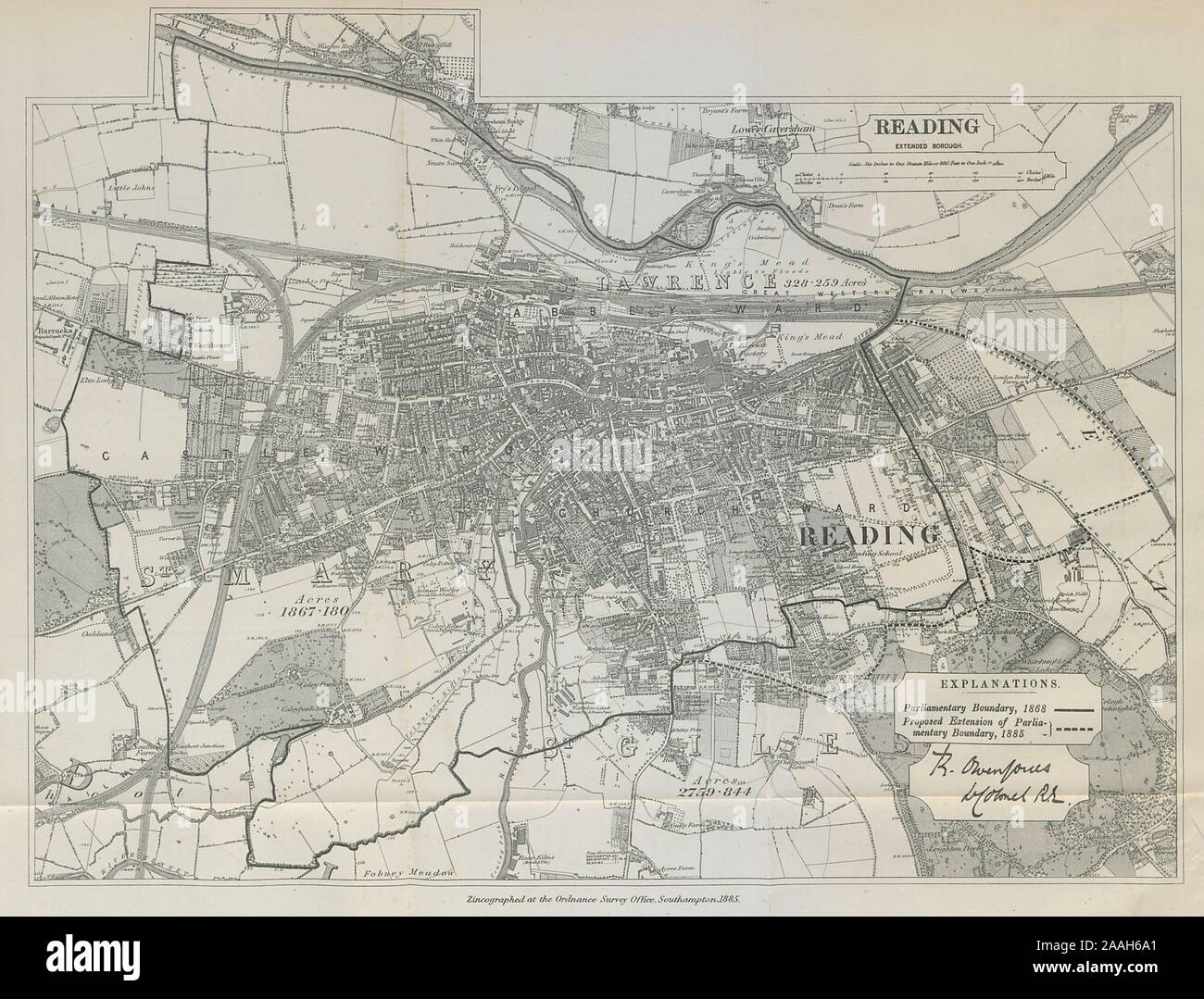 Reading Parliamentary Borough. Berkshire. BOUNDARY COMMISSION. Jones ...