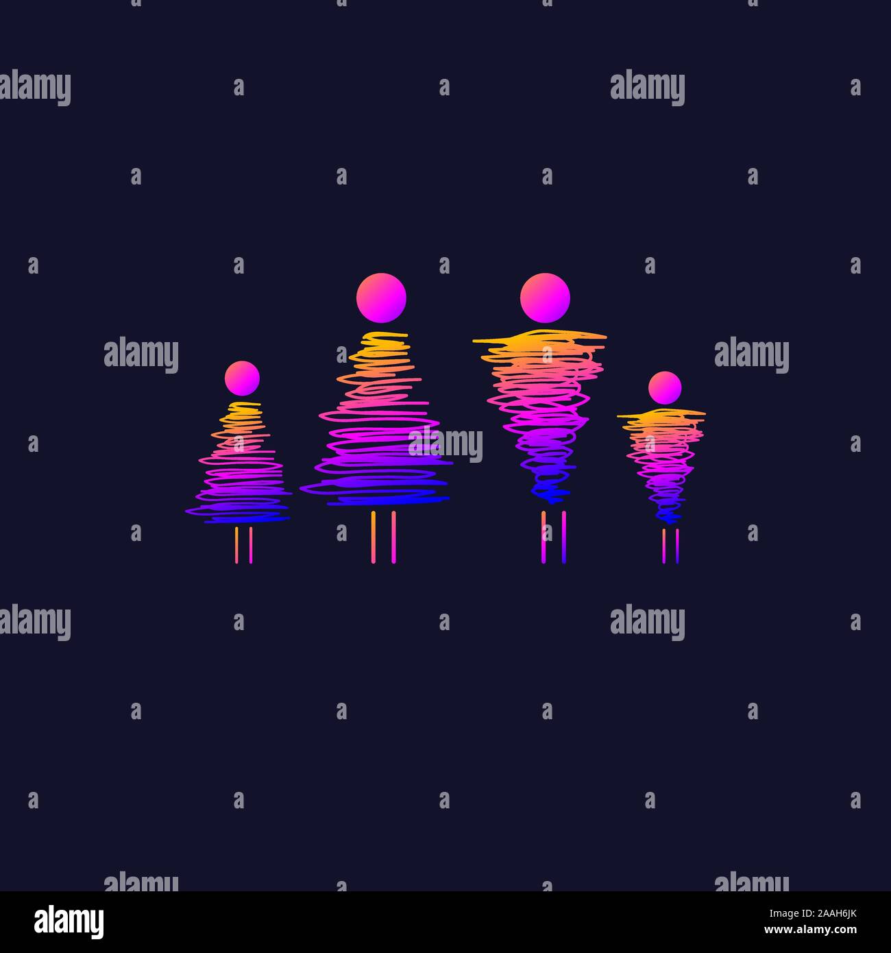 Stick figure logo hi-res stock photography and images - Alamy