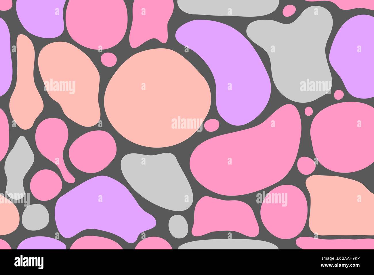 Organic seamless pattern, vector abstract texture, modern print ...