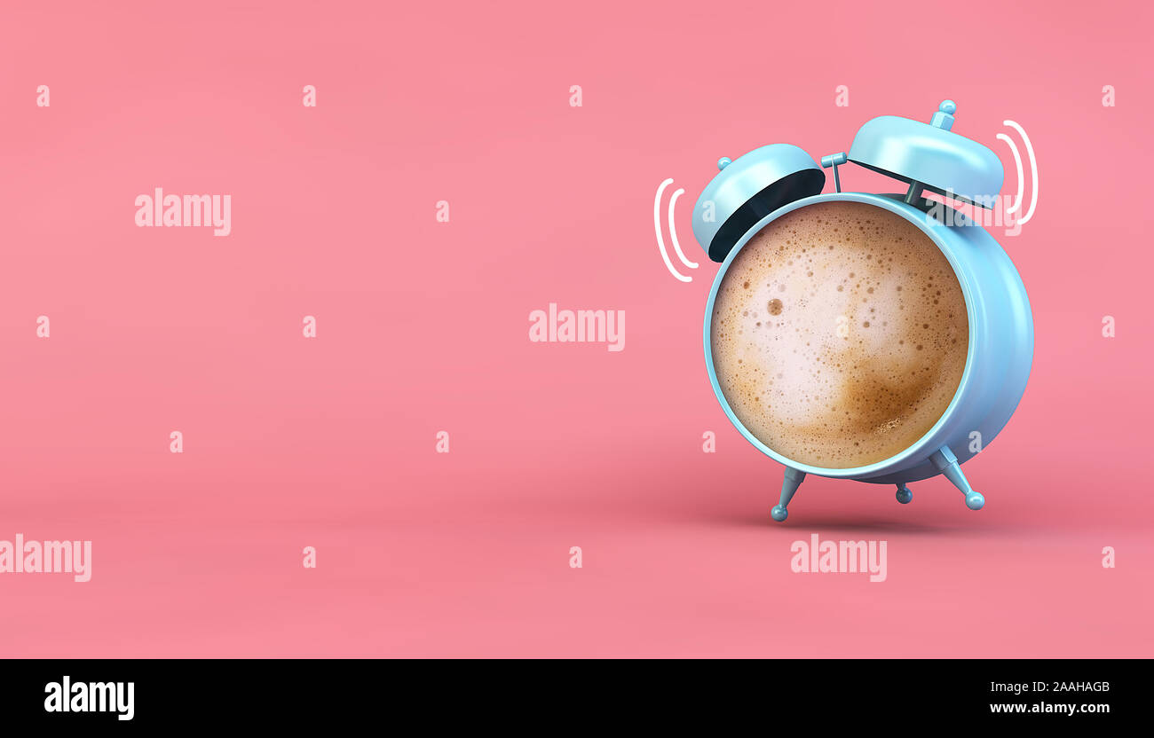 coffee break time concept 3d rendering Stock Photo - Alamy