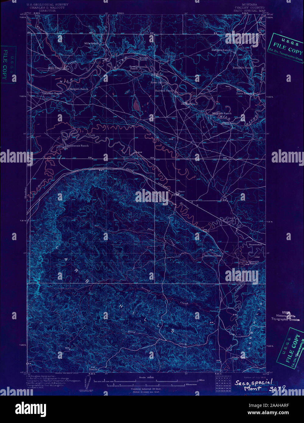 Map of saco montana hi-res stock photography and images - Alamy