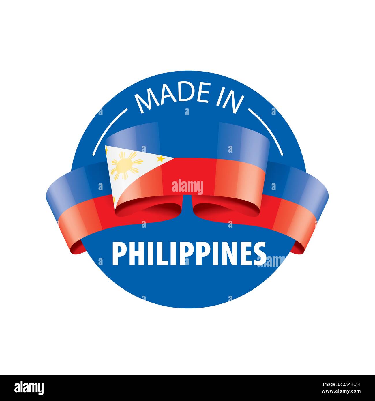 Philippines silk flag Cut Out Stock Images & Pictures - Alamy