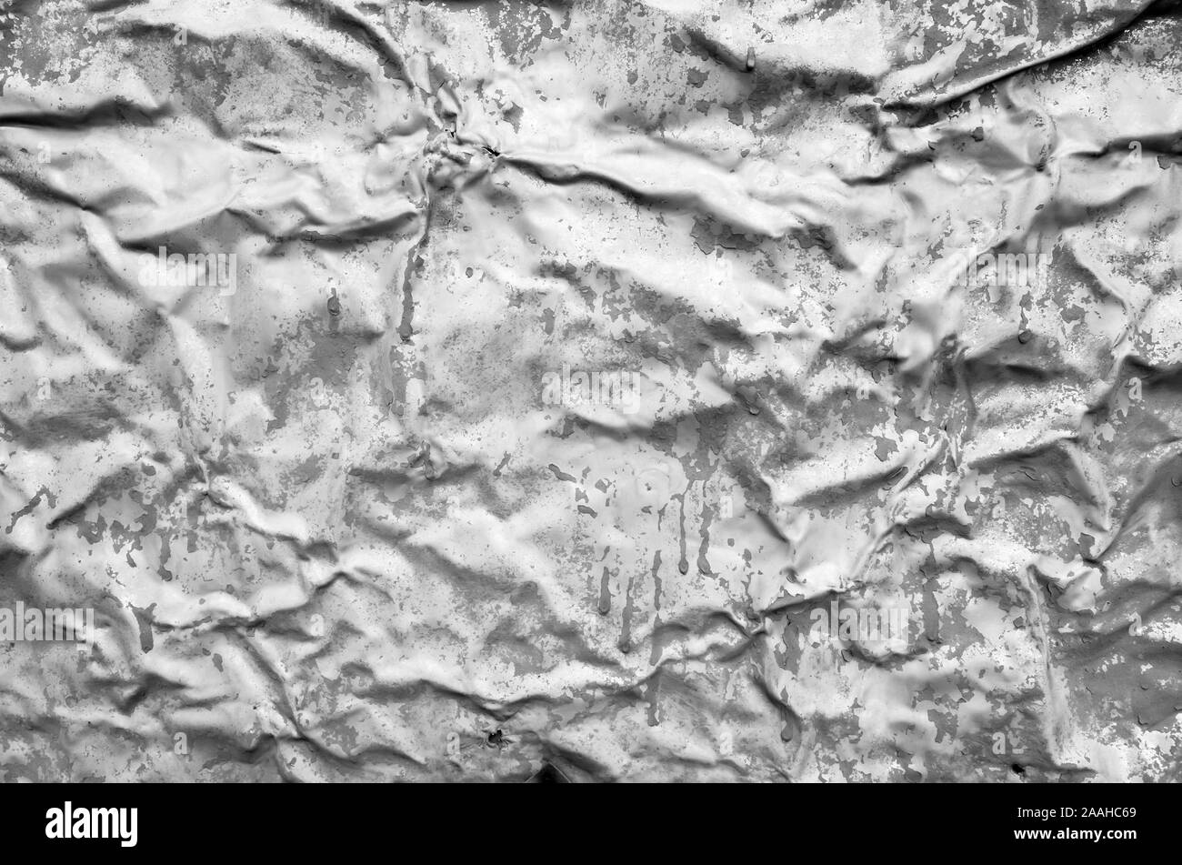 Crumpled gray metal surface, background photo texture Stock Photo - Alamy