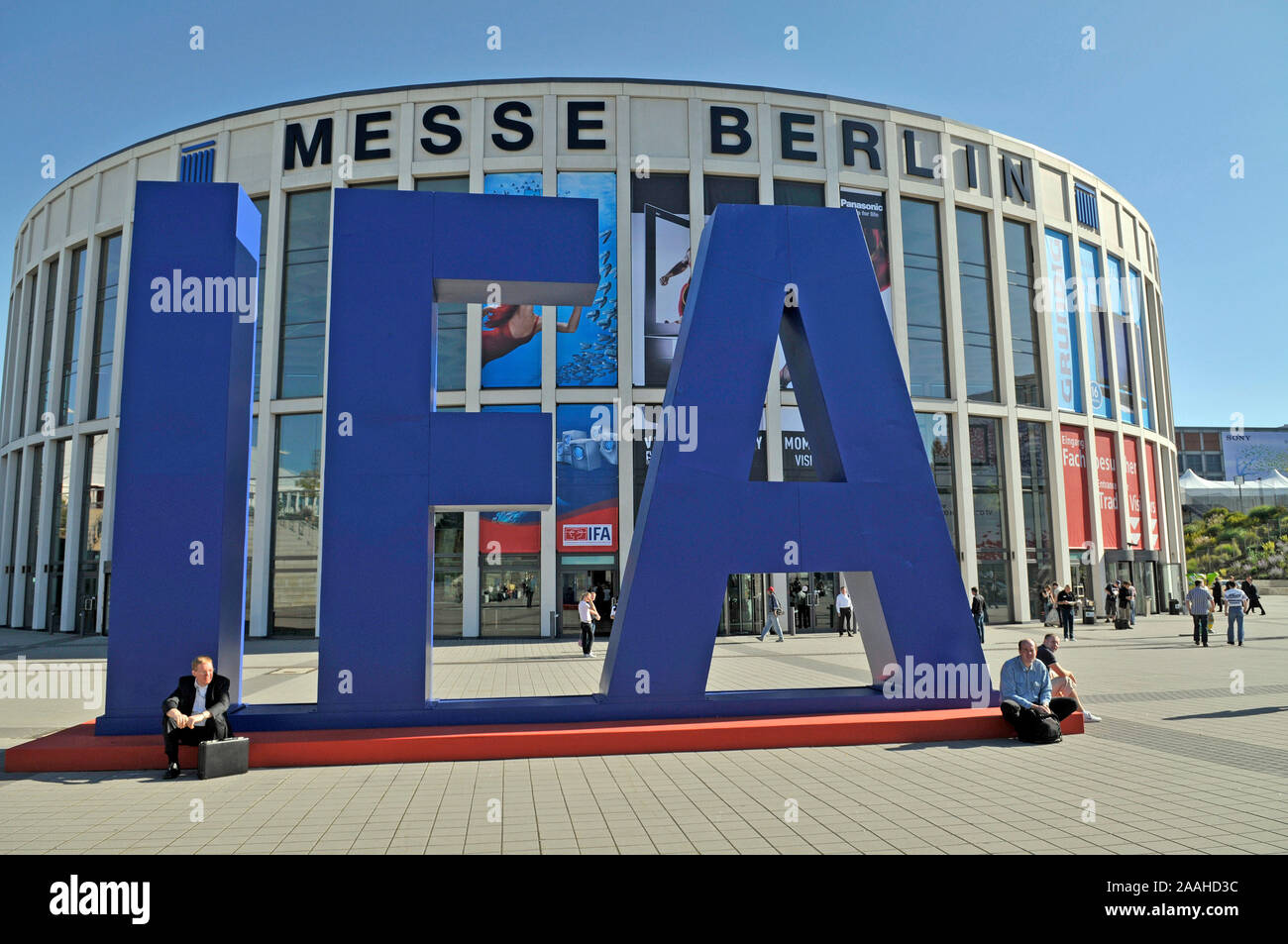 Messe Berlin - Eingang Stock Photo - Alamy