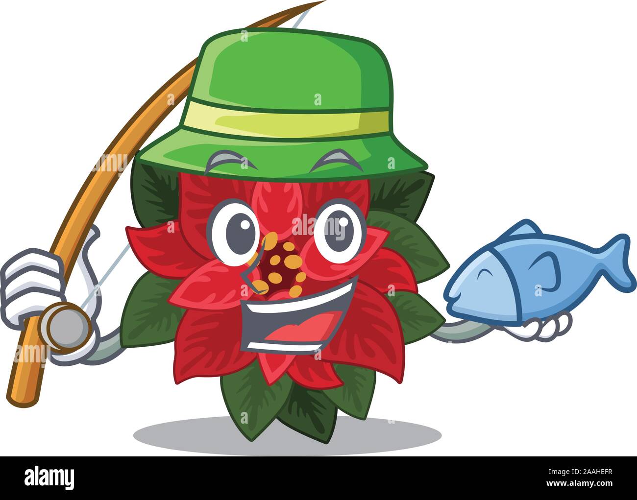 Euphorbia pulcherrima poinsettia Stock Vector Images - Alamy