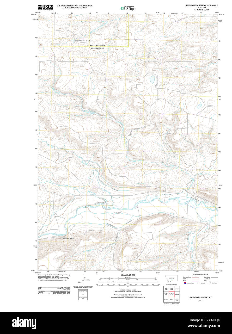 Map of sandborn hi-res stock photography and images - Alamy
