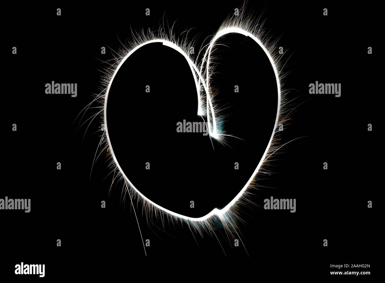 Heart shaped fireworks hi-res stock photography and images - Alamy