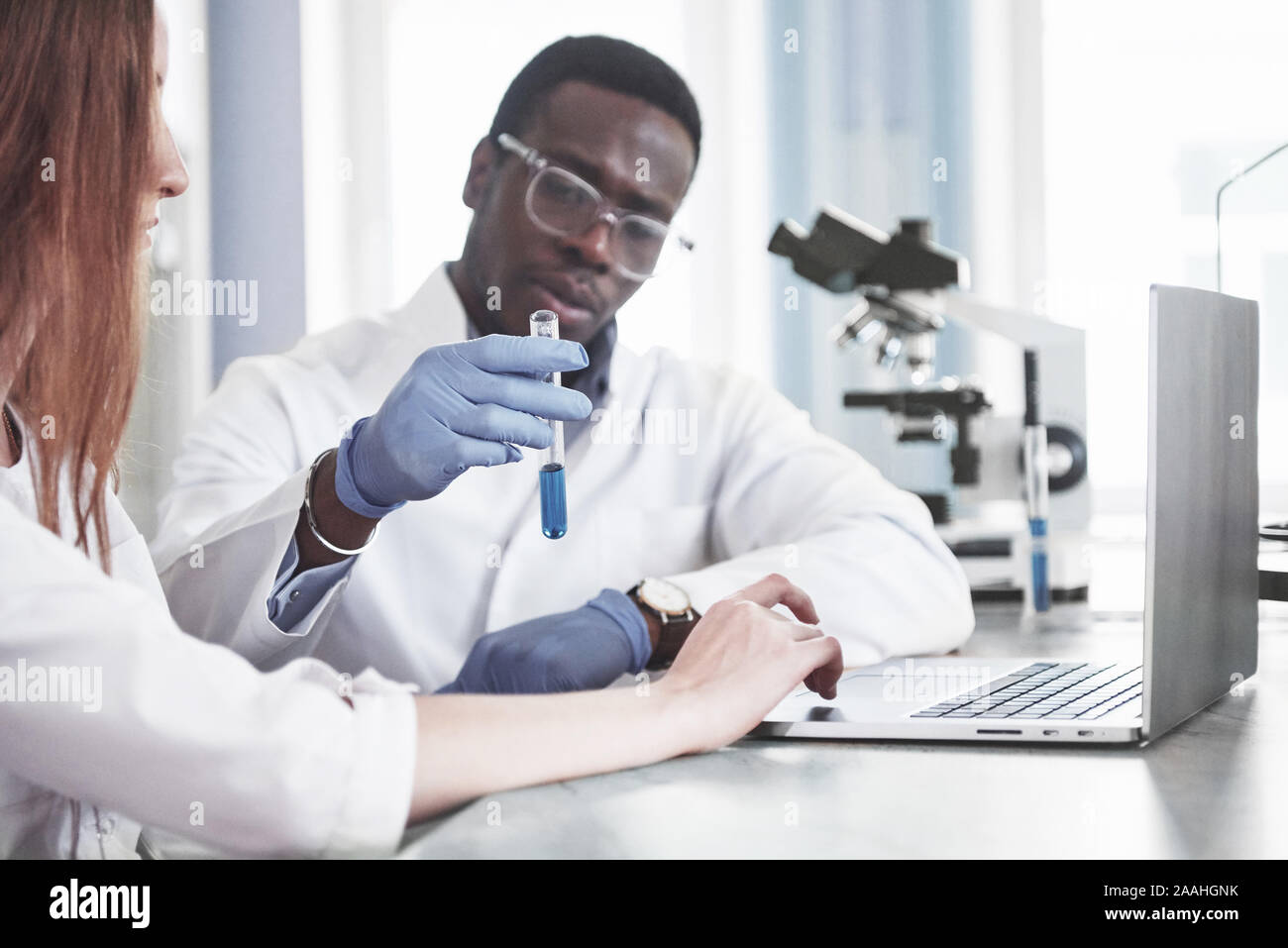 Laboratory laboratories conduct experiments in a chemical laboratory in ...