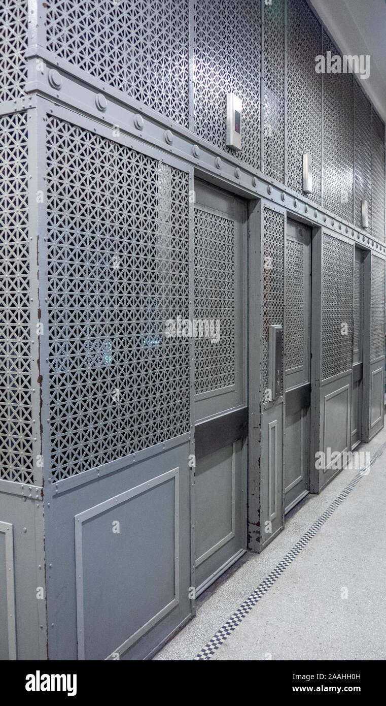 Elevator cage hi-res stock photography and images - Alamy
