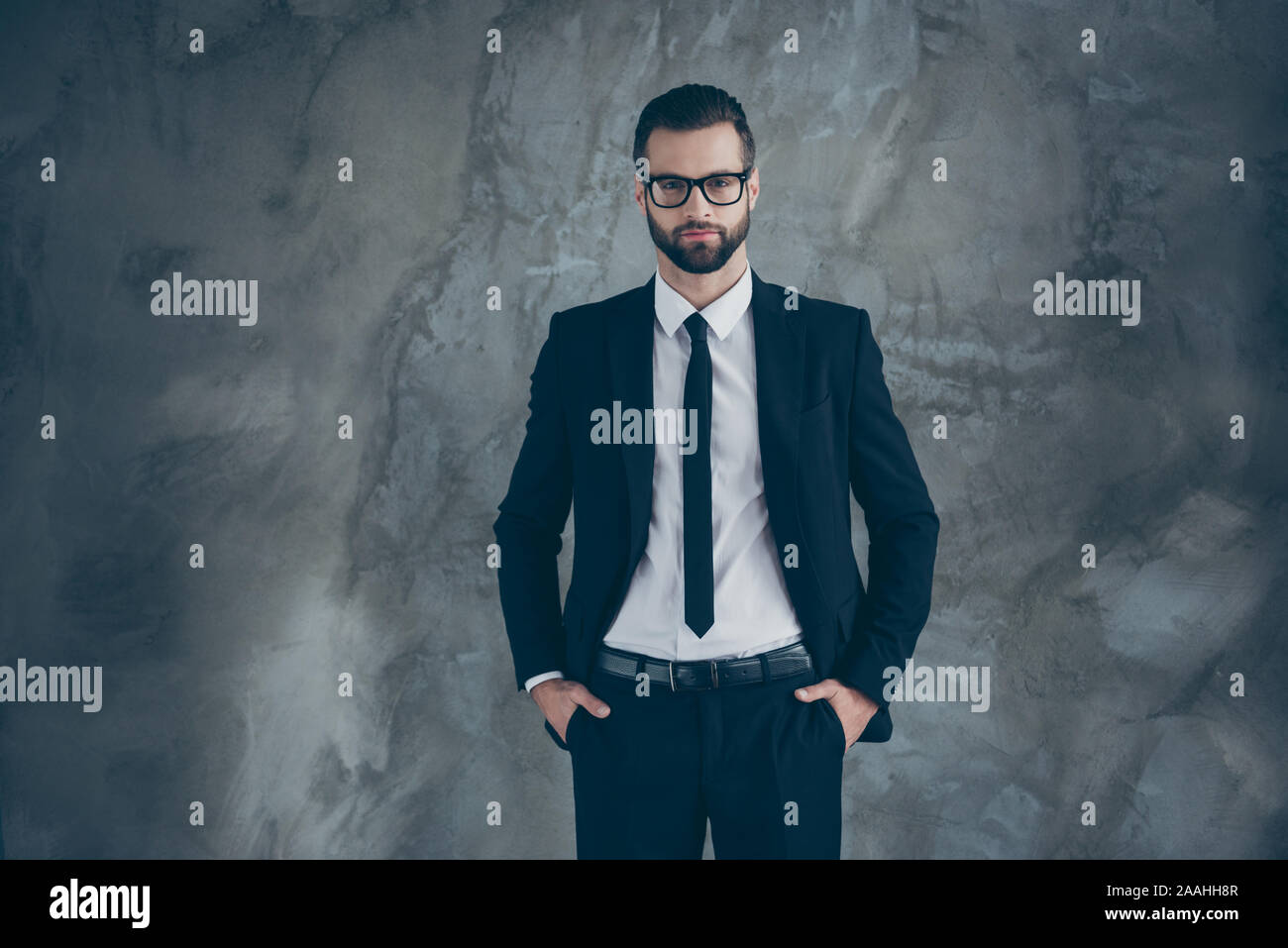 Serious bearded male economist hi-res stock photography and images - Alamy