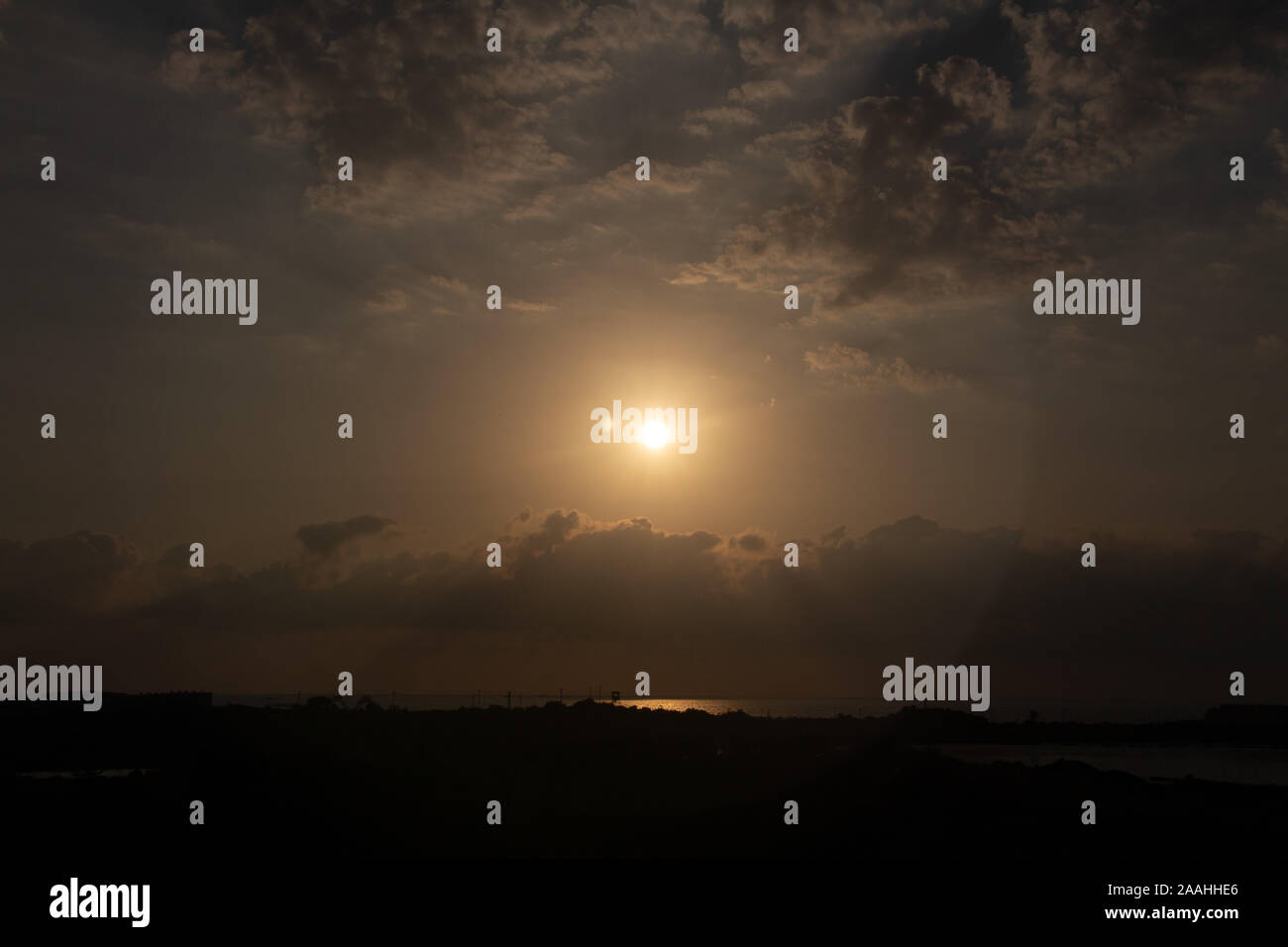 the sunset in different perspective and beauty of it in the colors of ...