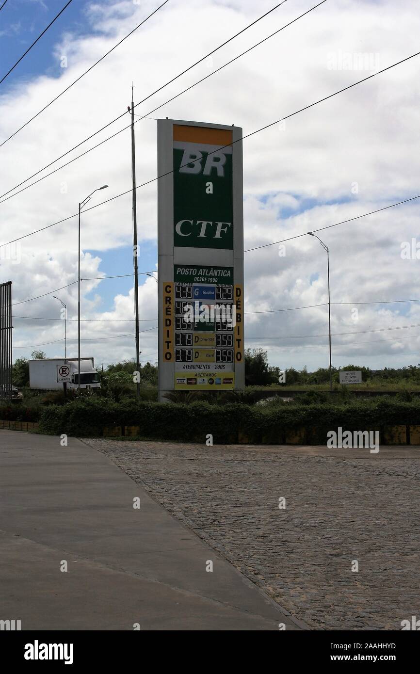 Brazilian gas station in Paraiba Stock Photo - Alamy