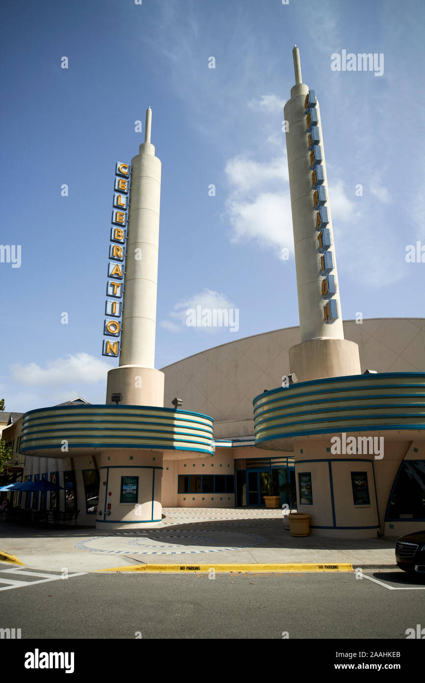 googie style cinema by cesar pelli on front street celebration florida ...