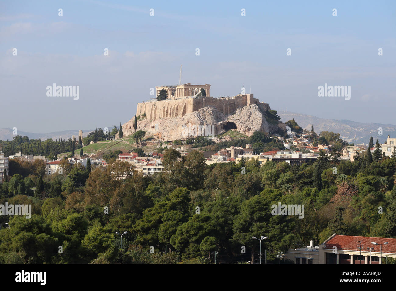 Acropolis and Parthenon, General Views of Athens, Greece, 19 November ...