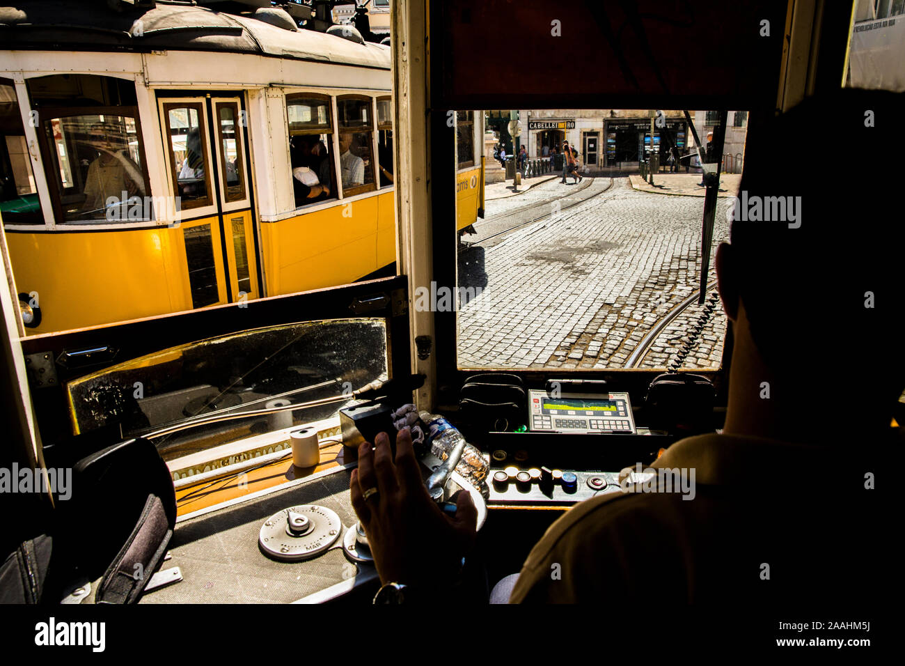 Interior typical old tram hi-res stock photography and images - Alamy