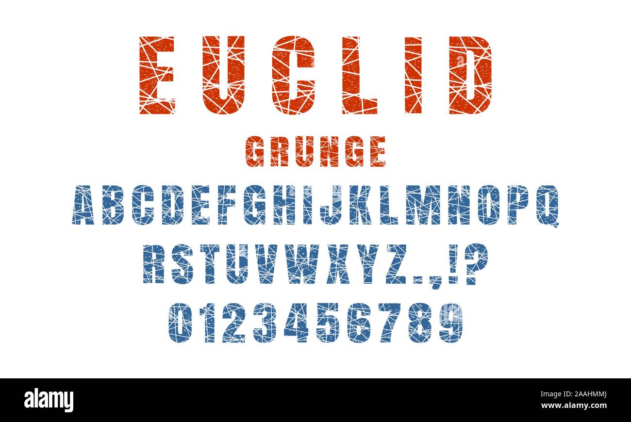 Vintage alphabetical letters Cut Out Stock Images & Pictures - Alamy