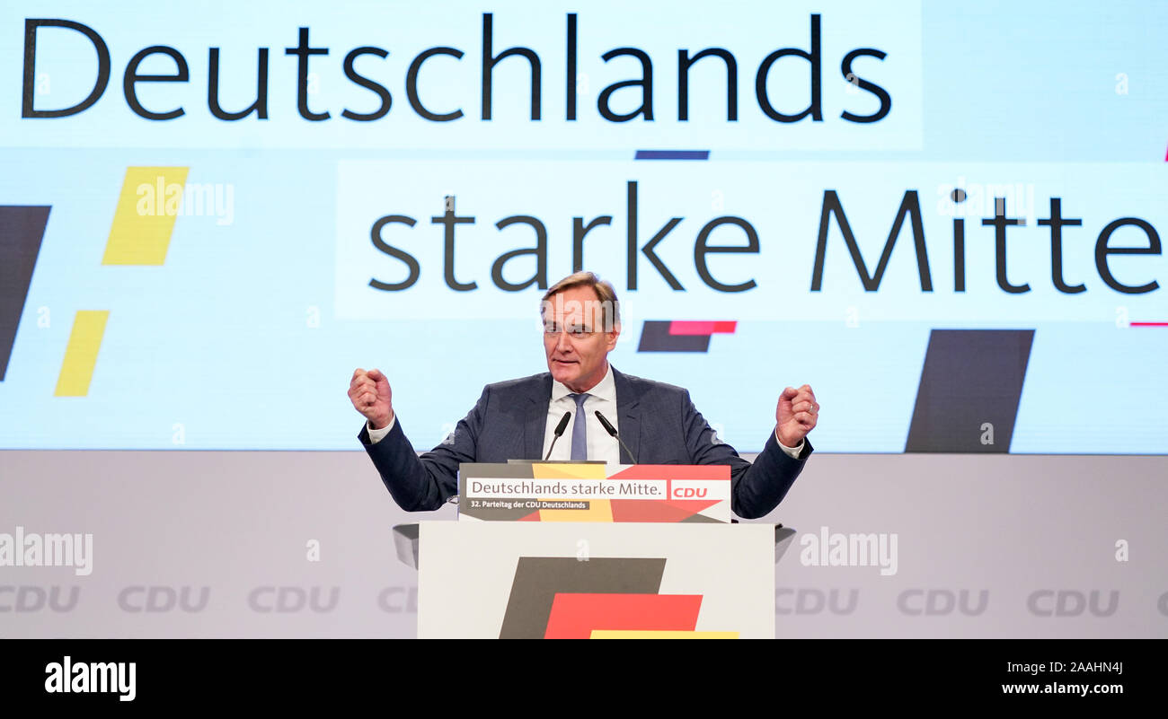 Leipzig, Germany. 22nd Nov, 2019. Burkhard Jung (SPD), Lord Mayor of ...