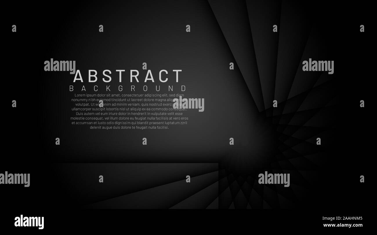 Luxurious dark background with texture overlay layer. Modern dark black ...