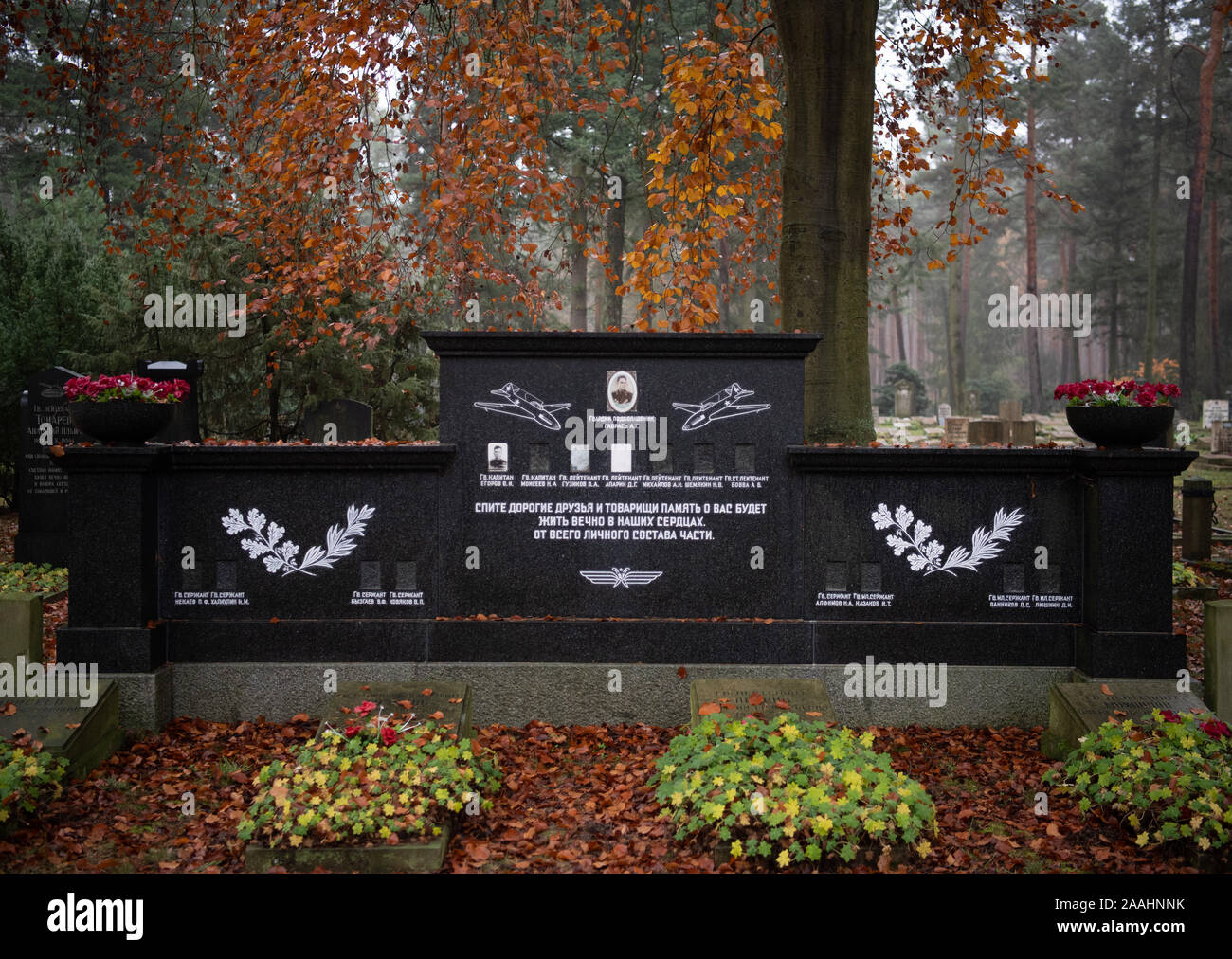 Soviet garrison cemetery hi-res stock photography and images - Alamy