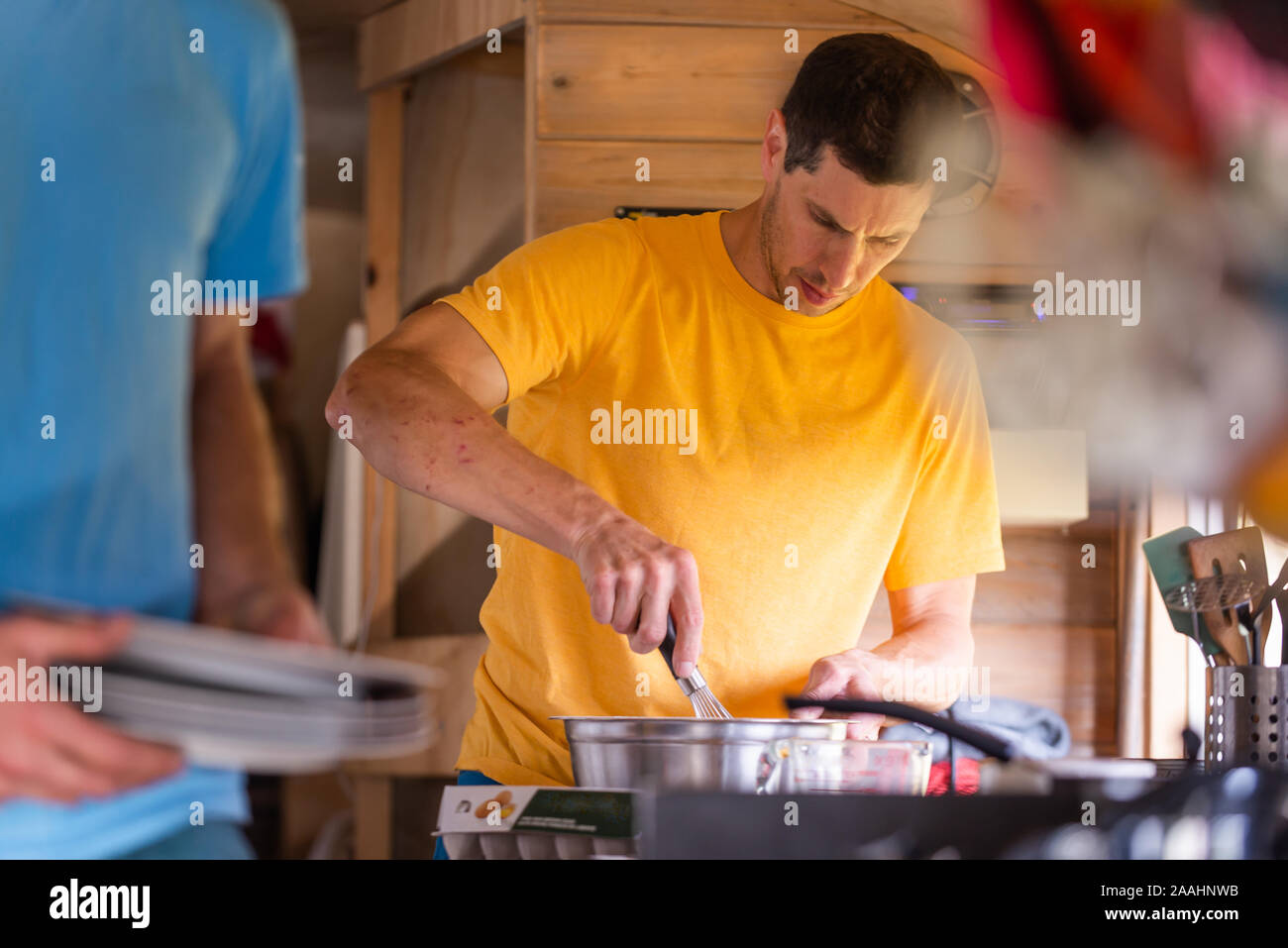 Motorhome breakfast hi-res stock photography and images - Alamy