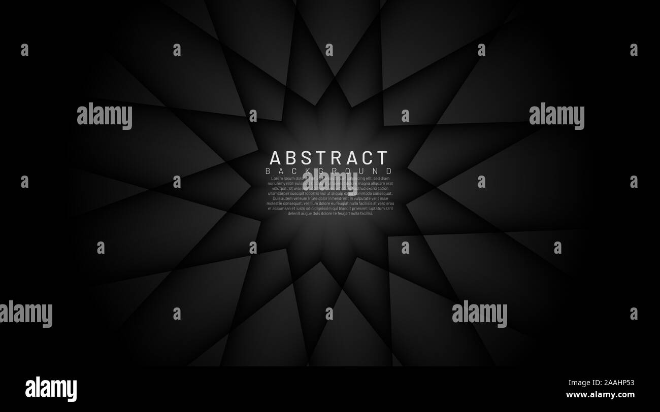 Luxurious dark background with texture overlay layer. Modern dark black ...