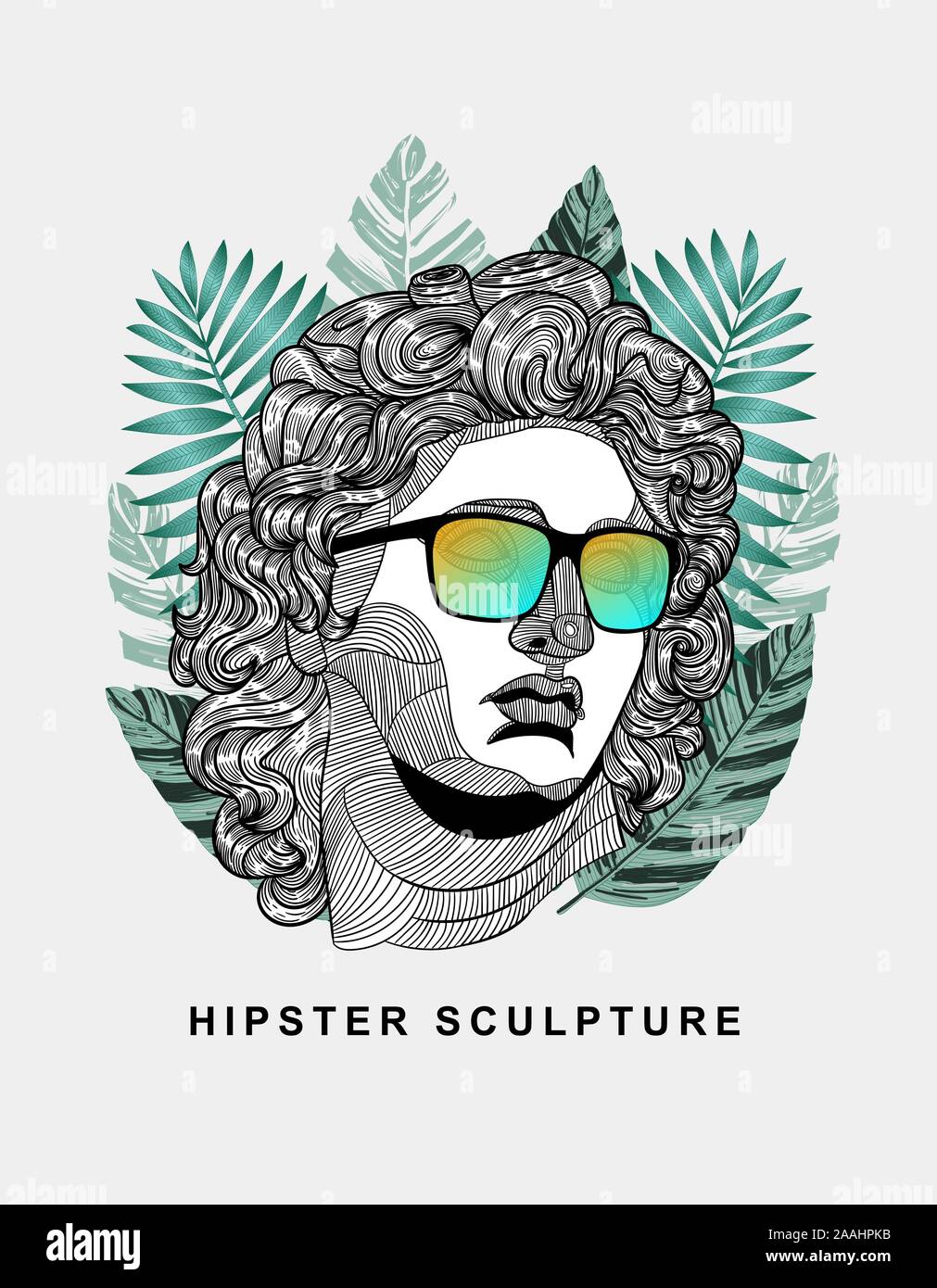 Vector lines classical hand drawn illustration Stock Vector Image & Art ...