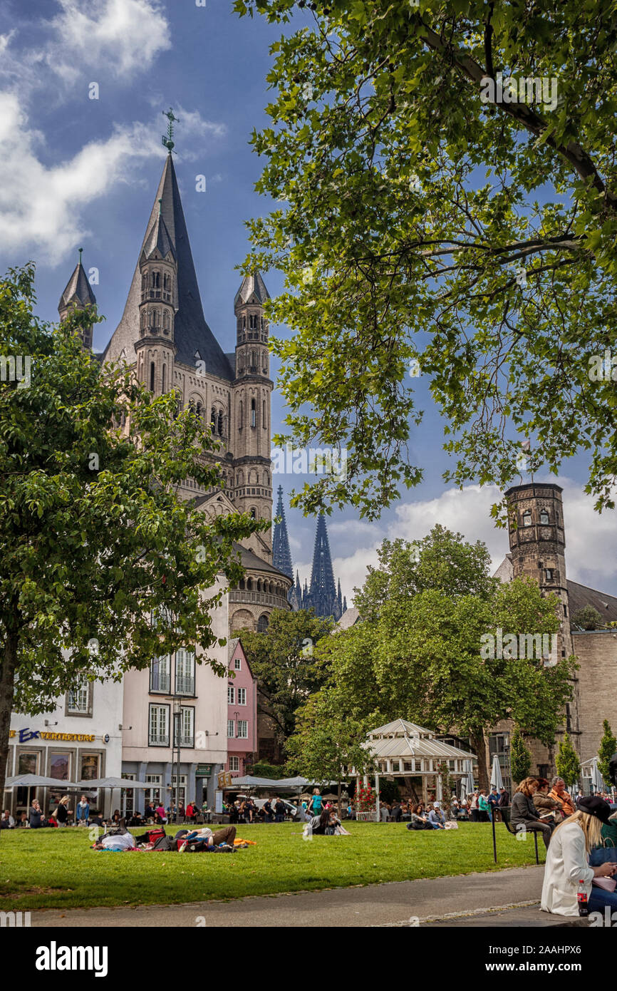 Old town cologne hi-res stock photography and images - Alamy