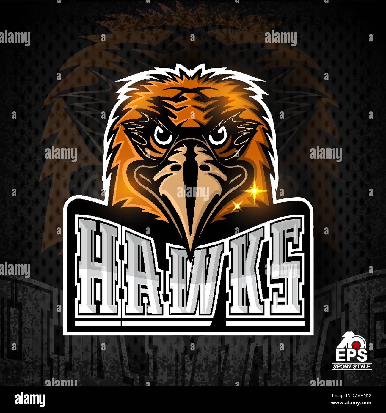 Brown hawk Stock Vector Images - Alamy