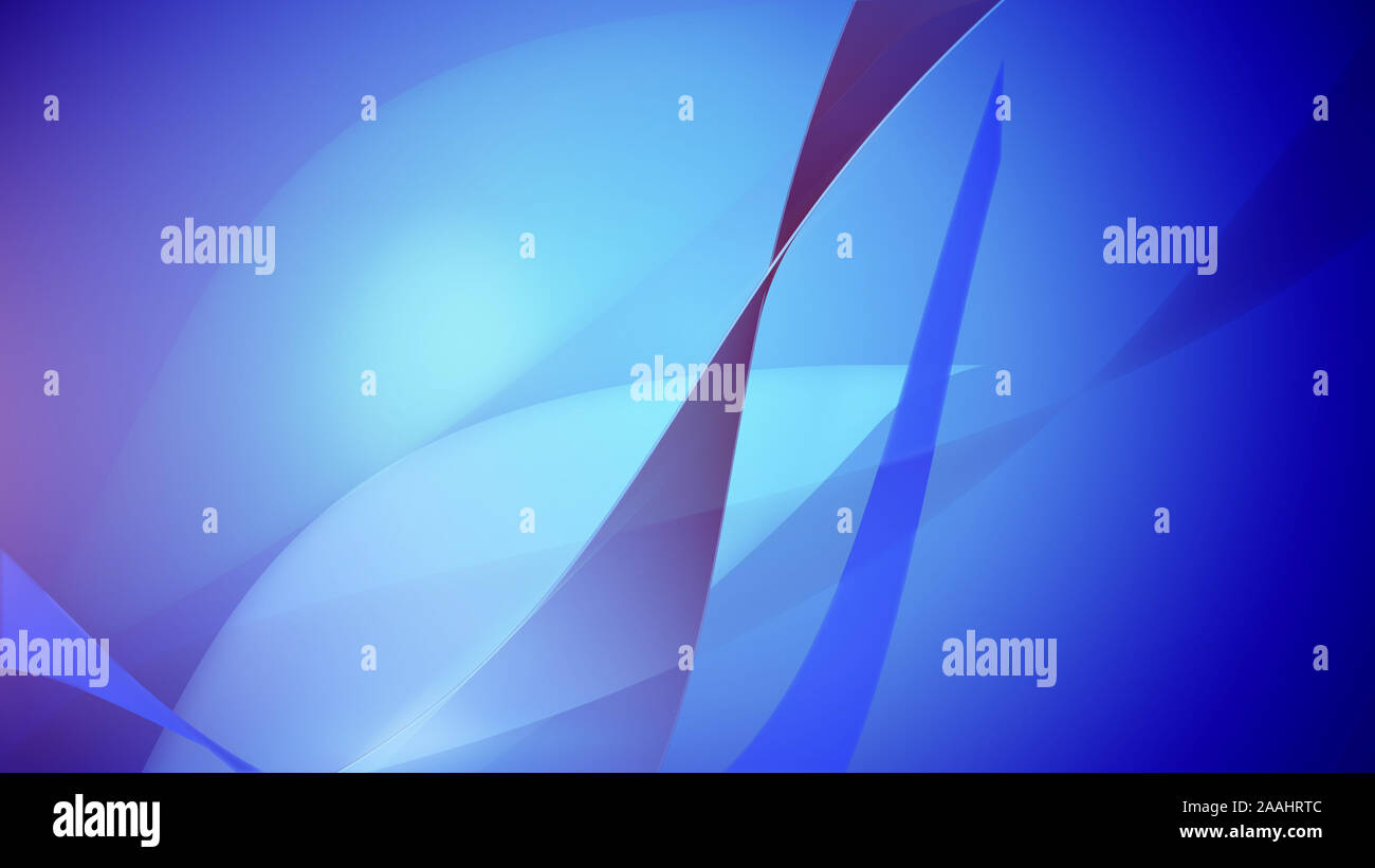 3d rendering of smoothy and wavy elements with glowy glint flares and ...