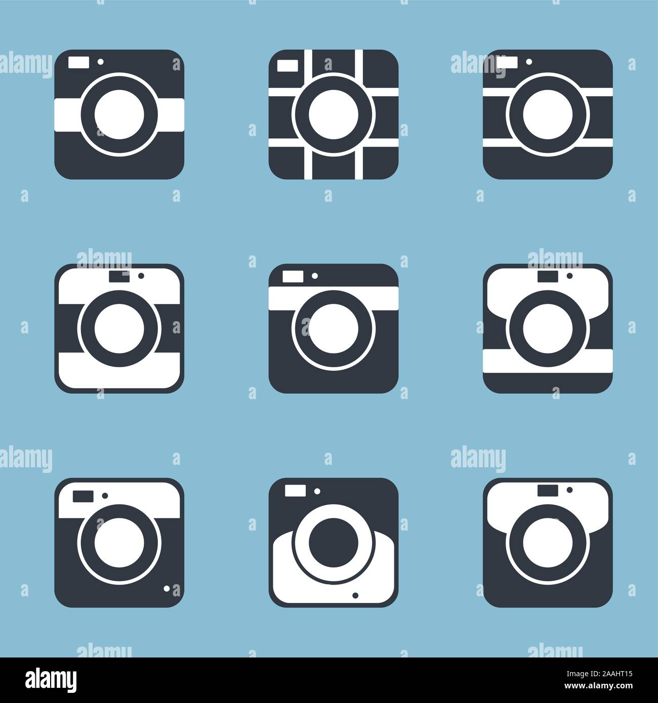 Camera icons or symbol on background Stock Vector Image & Art - Alamy