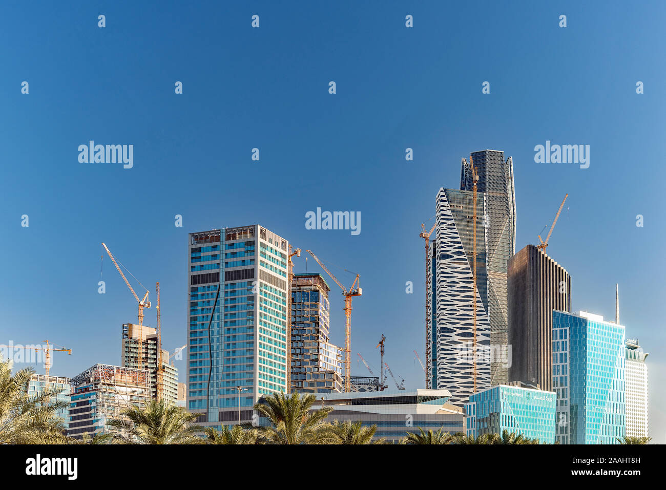 KAFD - King Abdullah Financial District views in Riyadh, Saudi Arabia ...