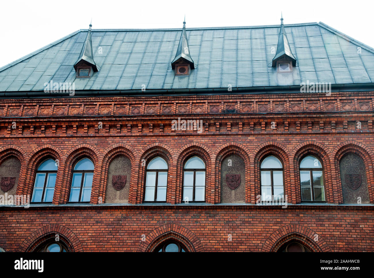 Riga Latvia, Facade of the Museum of the History of Riga and Navigation ...