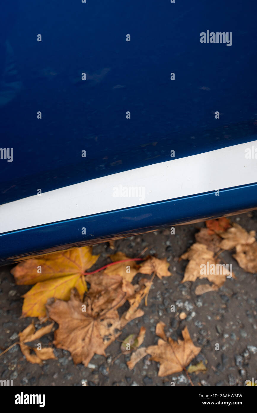 Road traffic Accident / Car Crash: Damage and close up details on ...