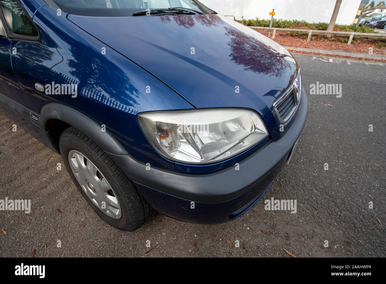 Road traffic Accident / Car Crash: Damage and close up details on ...