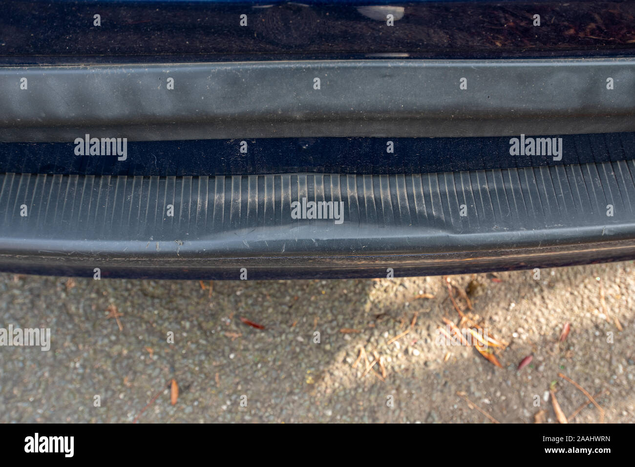 Road traffic Accident / Car Crash: Damage and close up details on ...