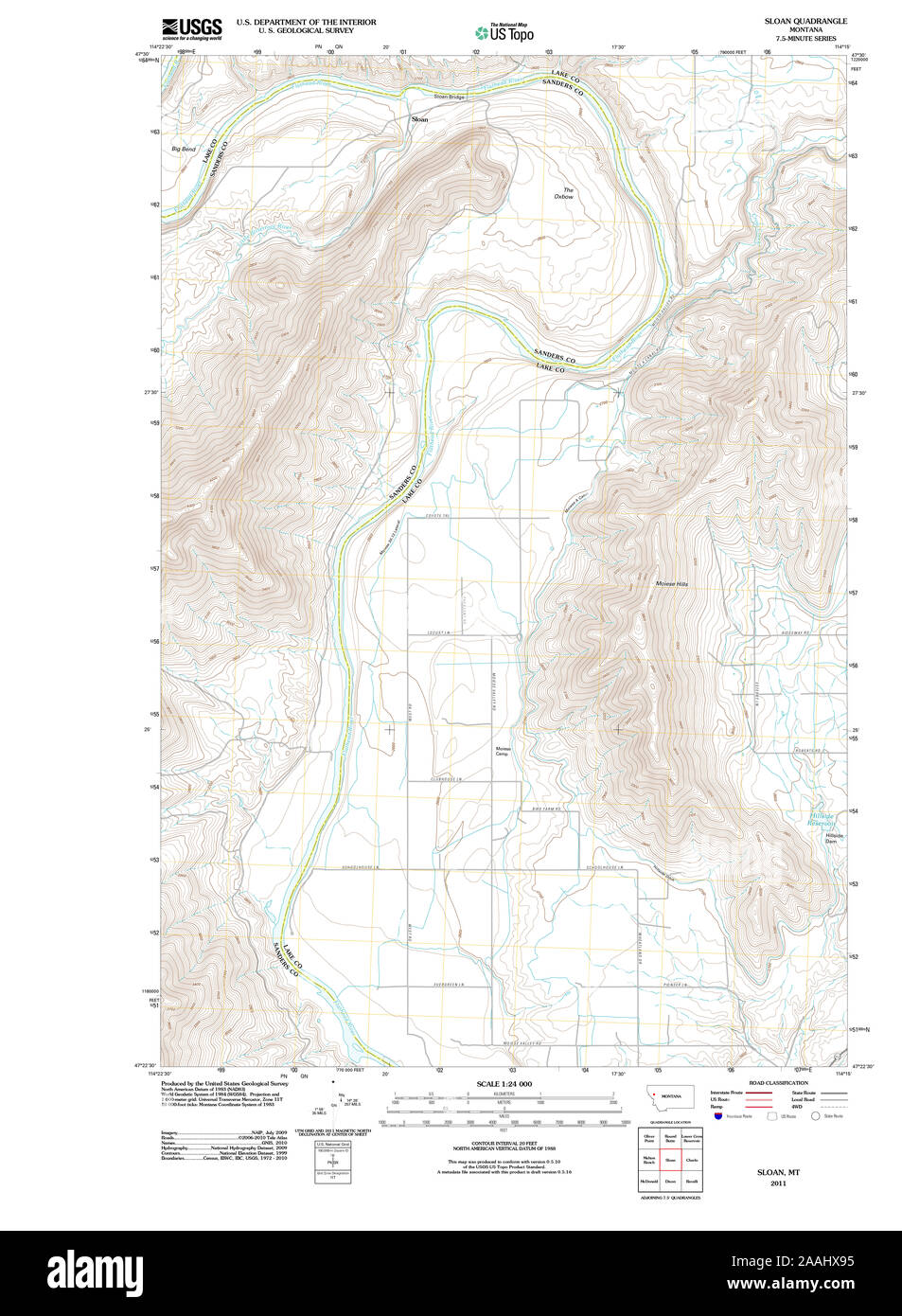 Map of sloan hi-res stock photography and images - Alamy