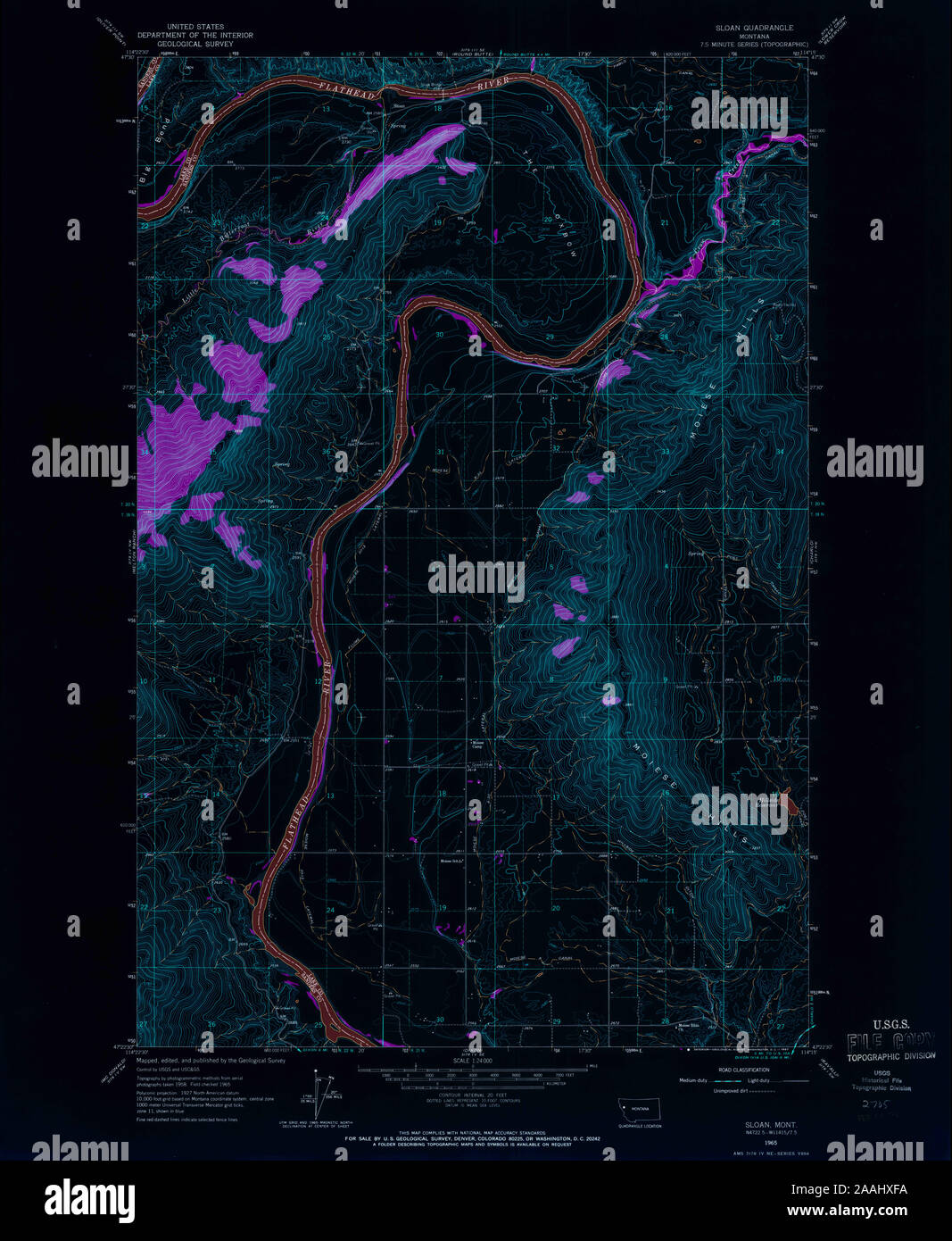 Map of sloan hi-res stock photography and images - Alamy