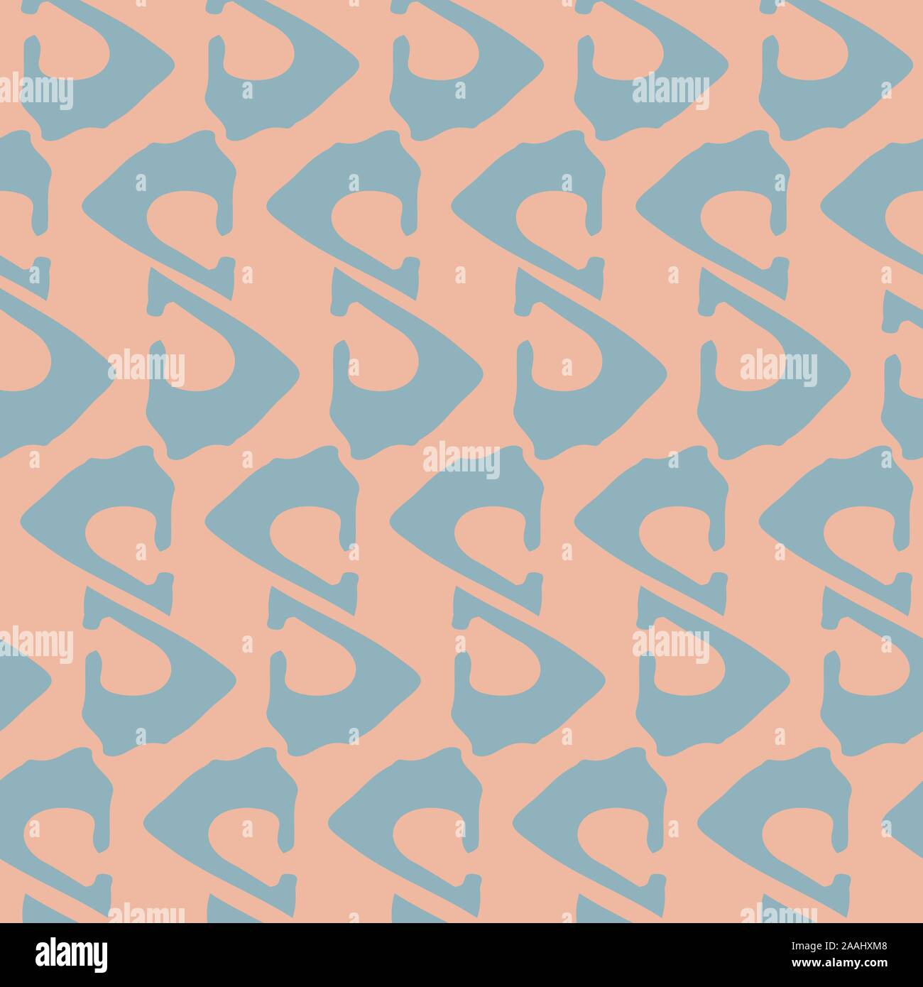 Abstract soft blue geometric design made with tribal triangles. Loose ...