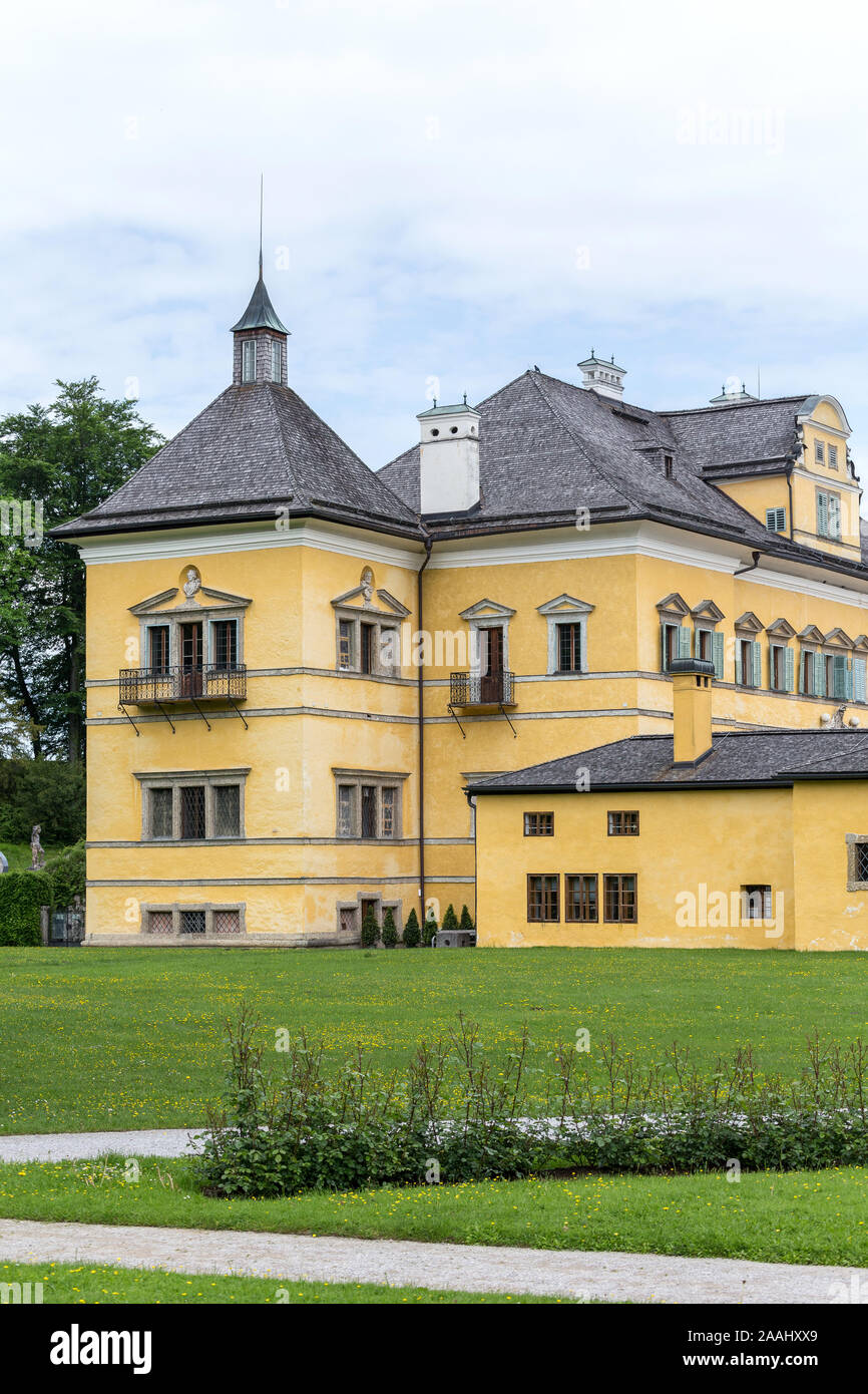 26 May, 2019. Austria, Hellbrunn. Castle and water gardens ...