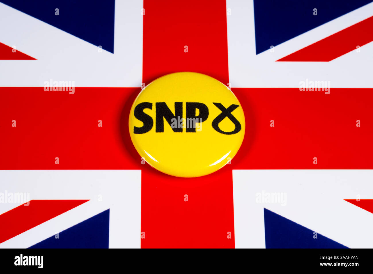 Snp party pin badge hi-res stock photography and images - Alamy
