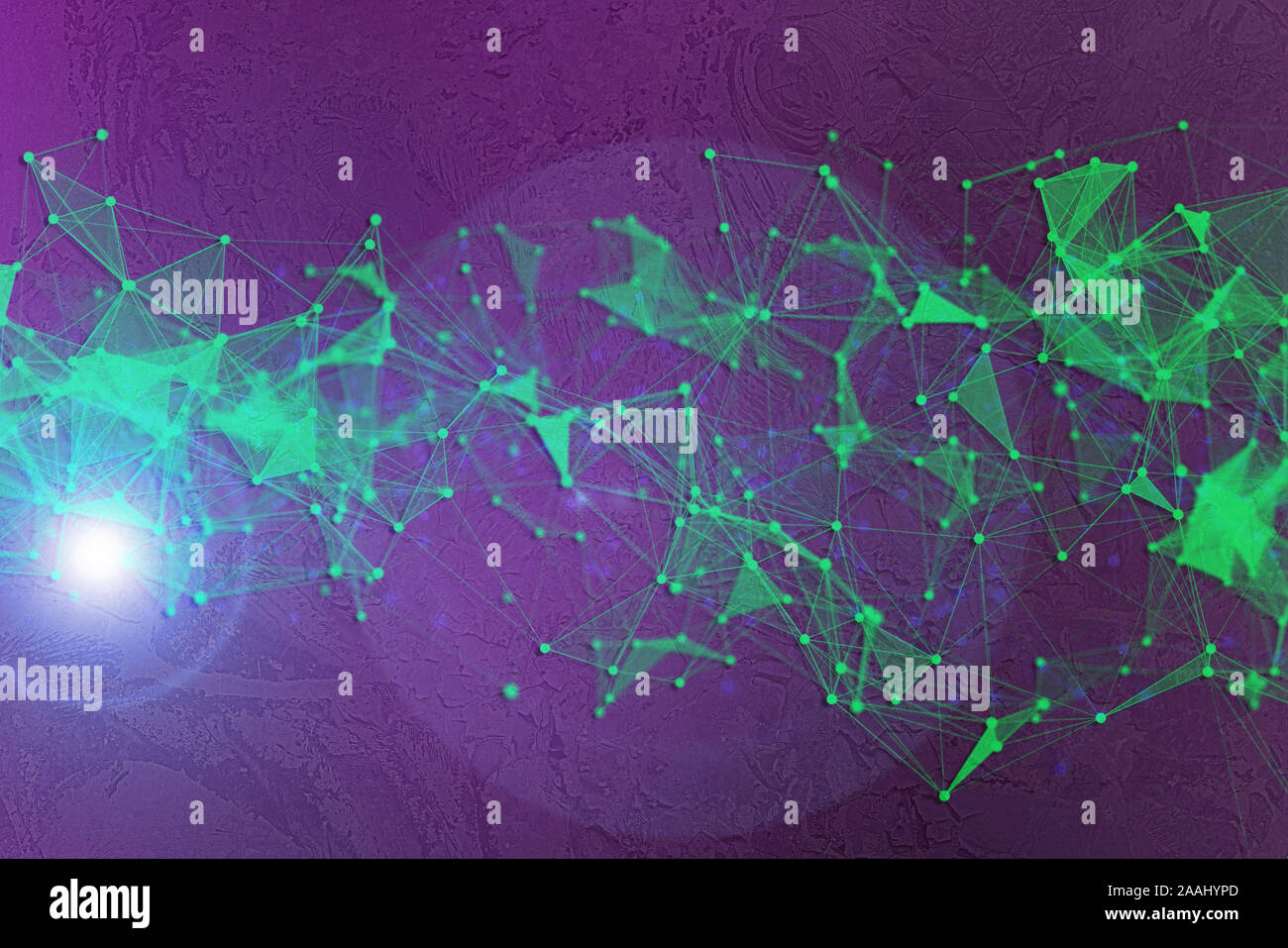 technology abstract background with connection lines, big data with ...