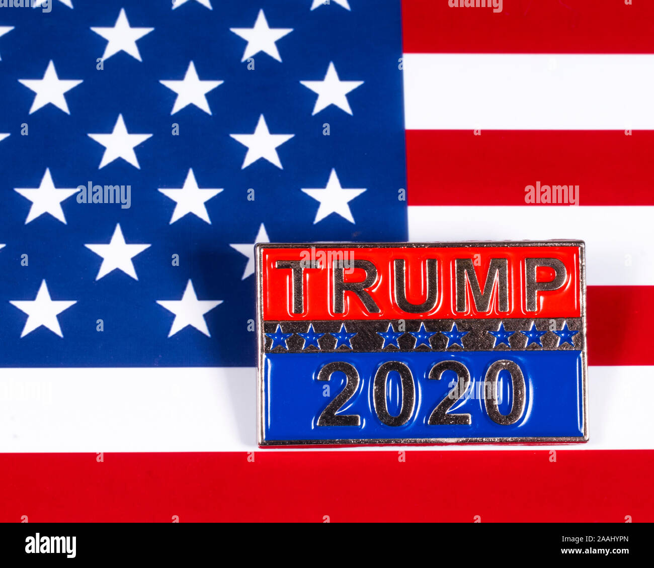 Donald trump pin badge hi-res stock photography and images - Alamy